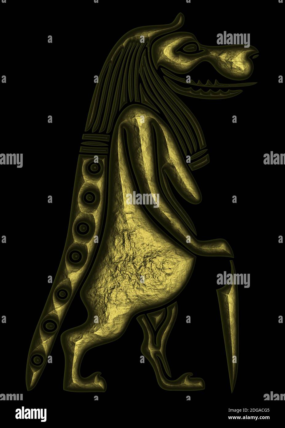 Taweret - Hippopotamus goddess, protector of women in childbirth Stock ...