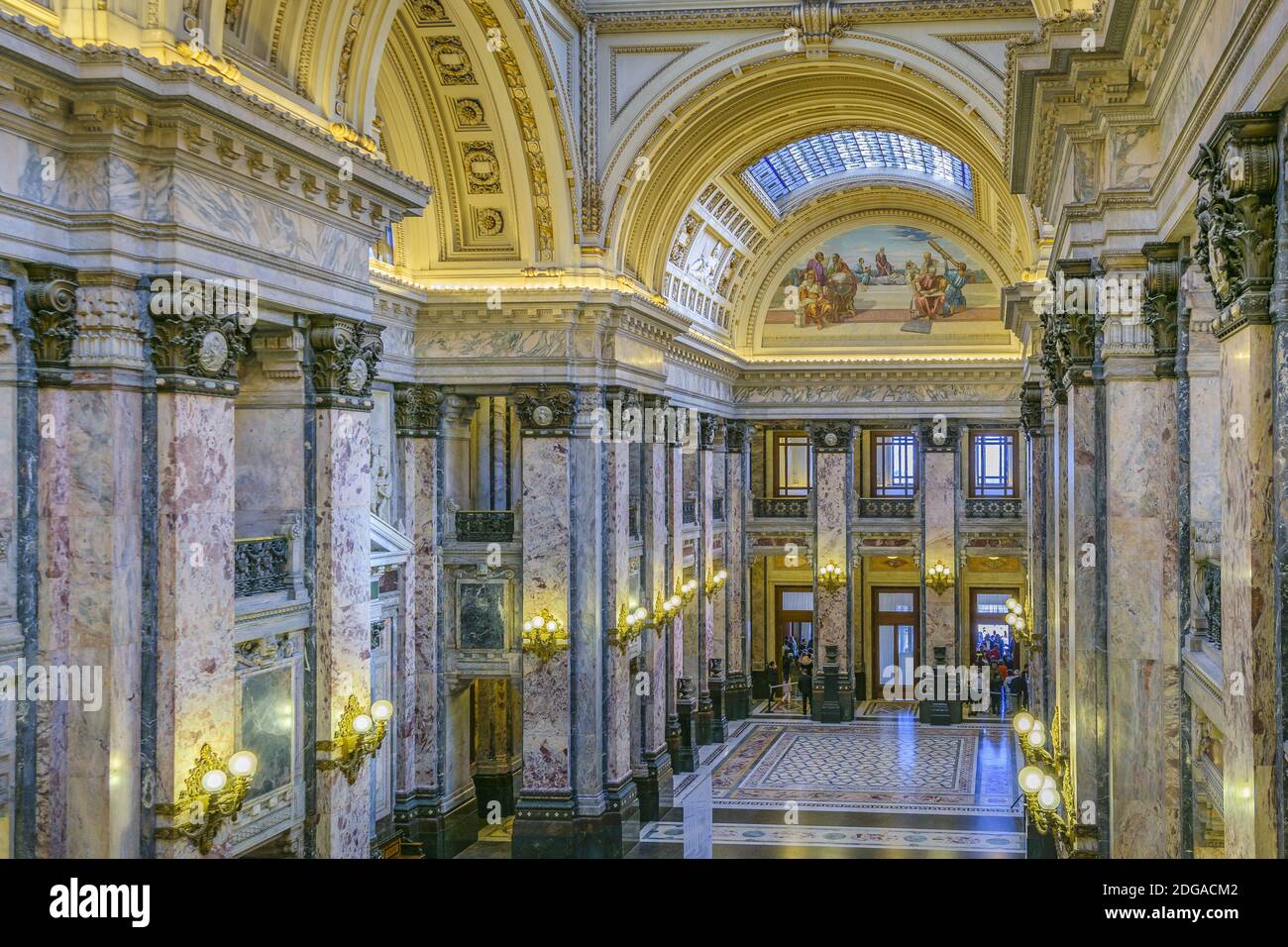 Legislative Power Interior Hall, Montevideo, Uruguay Stock Photo - Alamy