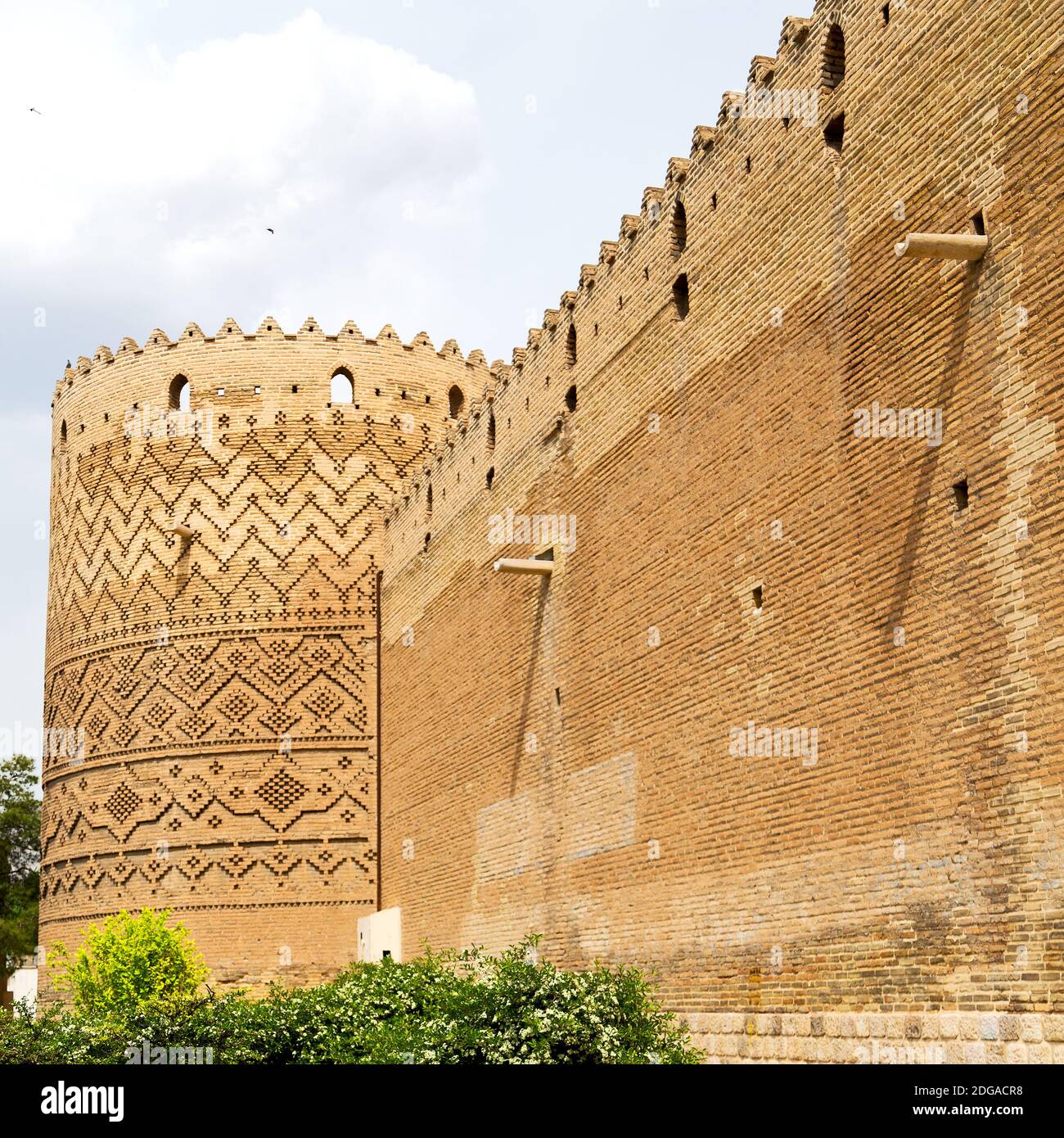 In iran the old castle Stock Photo - Alamy