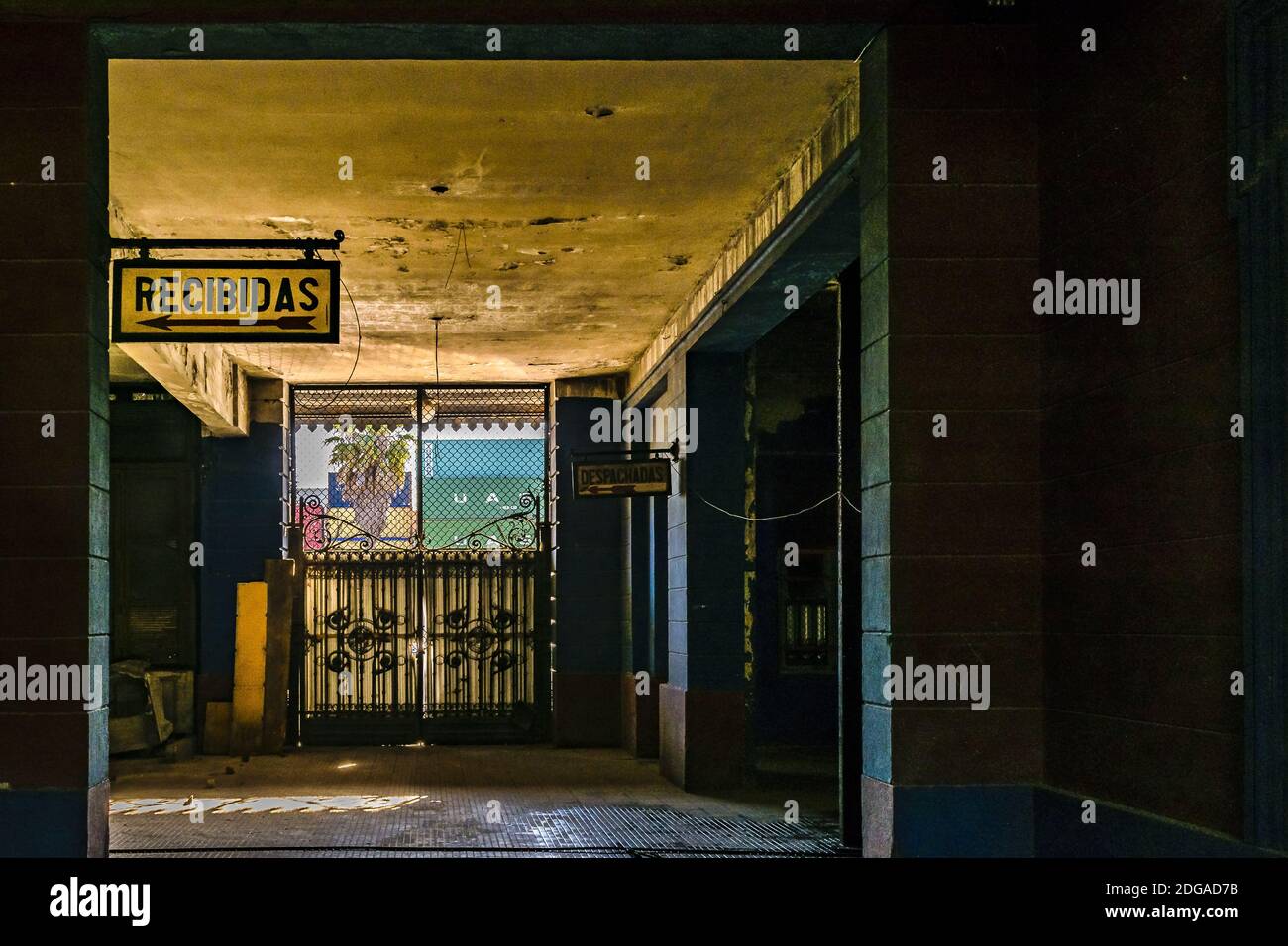 Abandoned Old Strain Station, Montevideo, Uruguay Stock Photo - Alamy