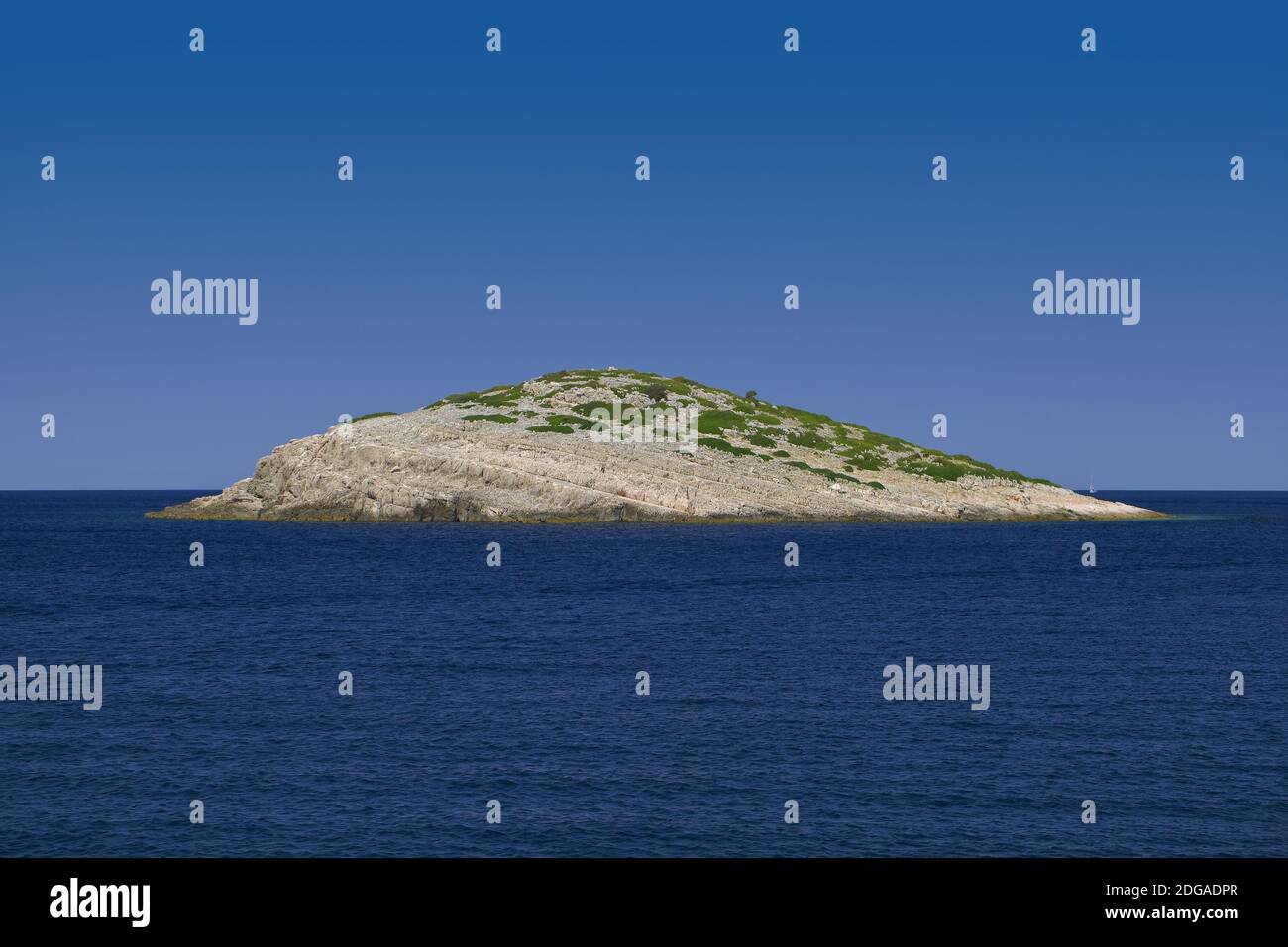 One Lonely Island Stock Photo - Alamy