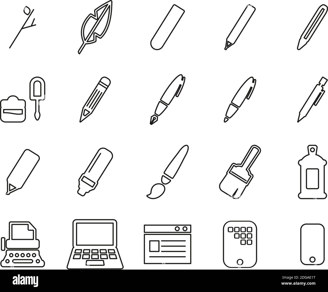 Indian typewriter Stock Vector Images - Alamy