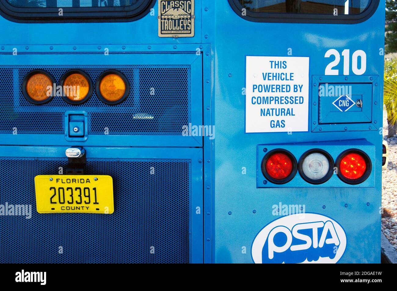 Bus vehicle powered by natural gas Stock Photo - Alamy