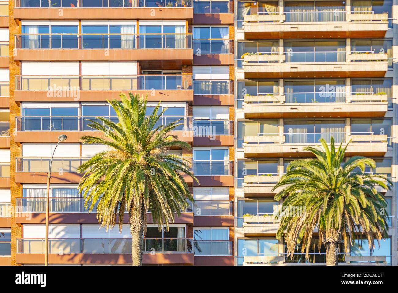 Waterfront Apartment Buildings, Montevideo, Uruguay Stock Photo - Alamy
