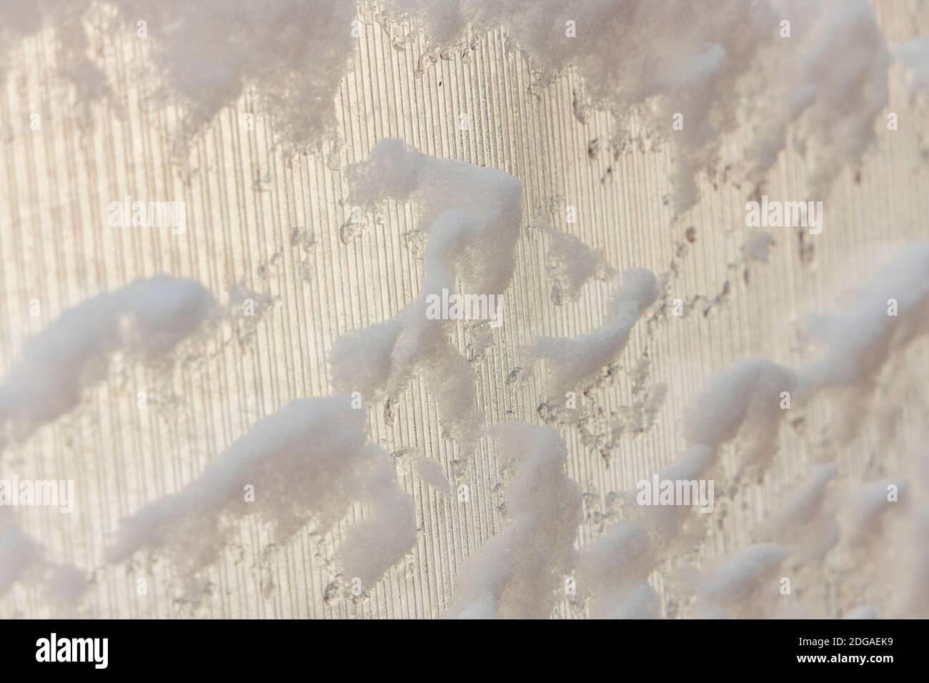 Beautiful background texture in form of snow spots on transparent ...