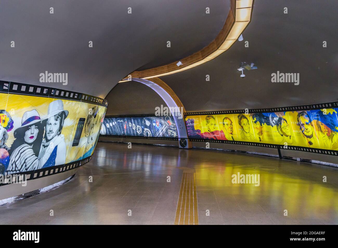 Santiago de Chile Subway Stock Photo - Alamy