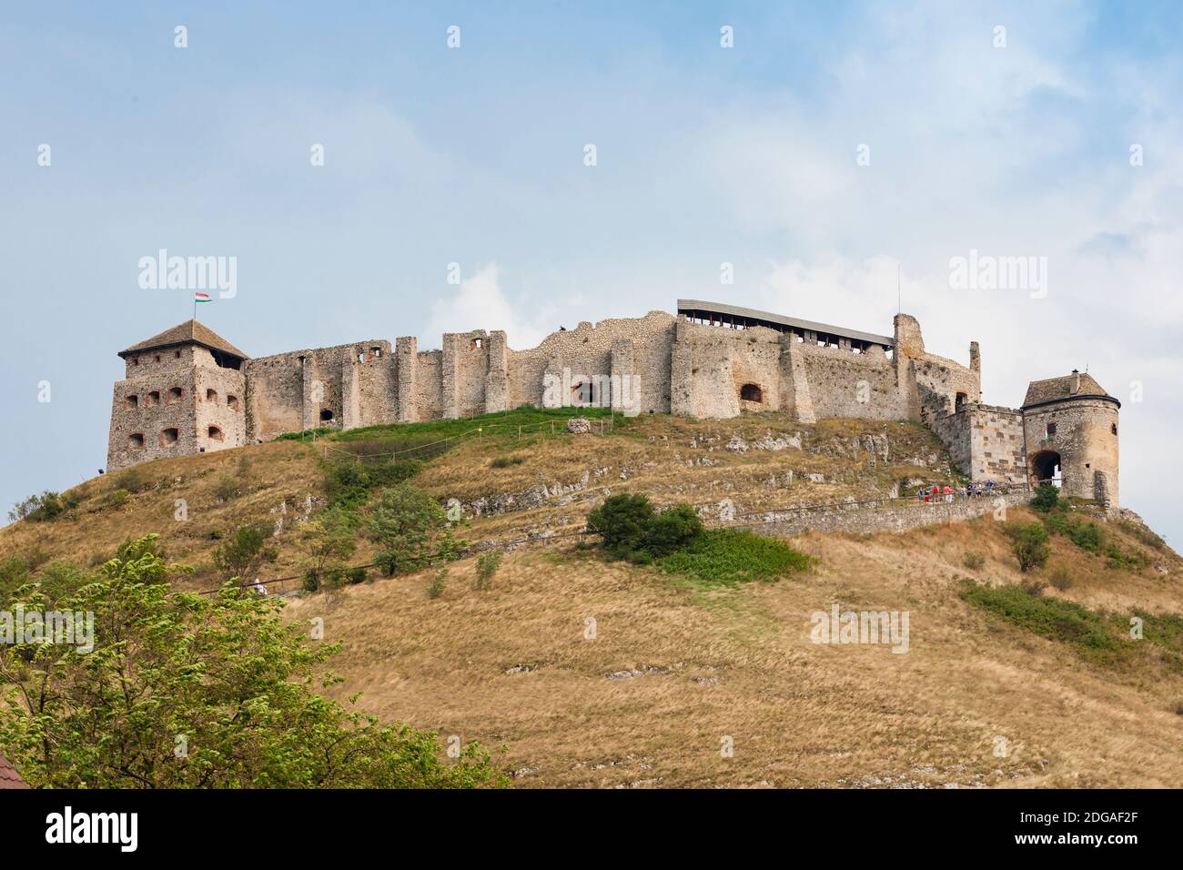 Sumeg Castle (Sumegi var), Western Transdanubia, Hungary Stock Photo ...