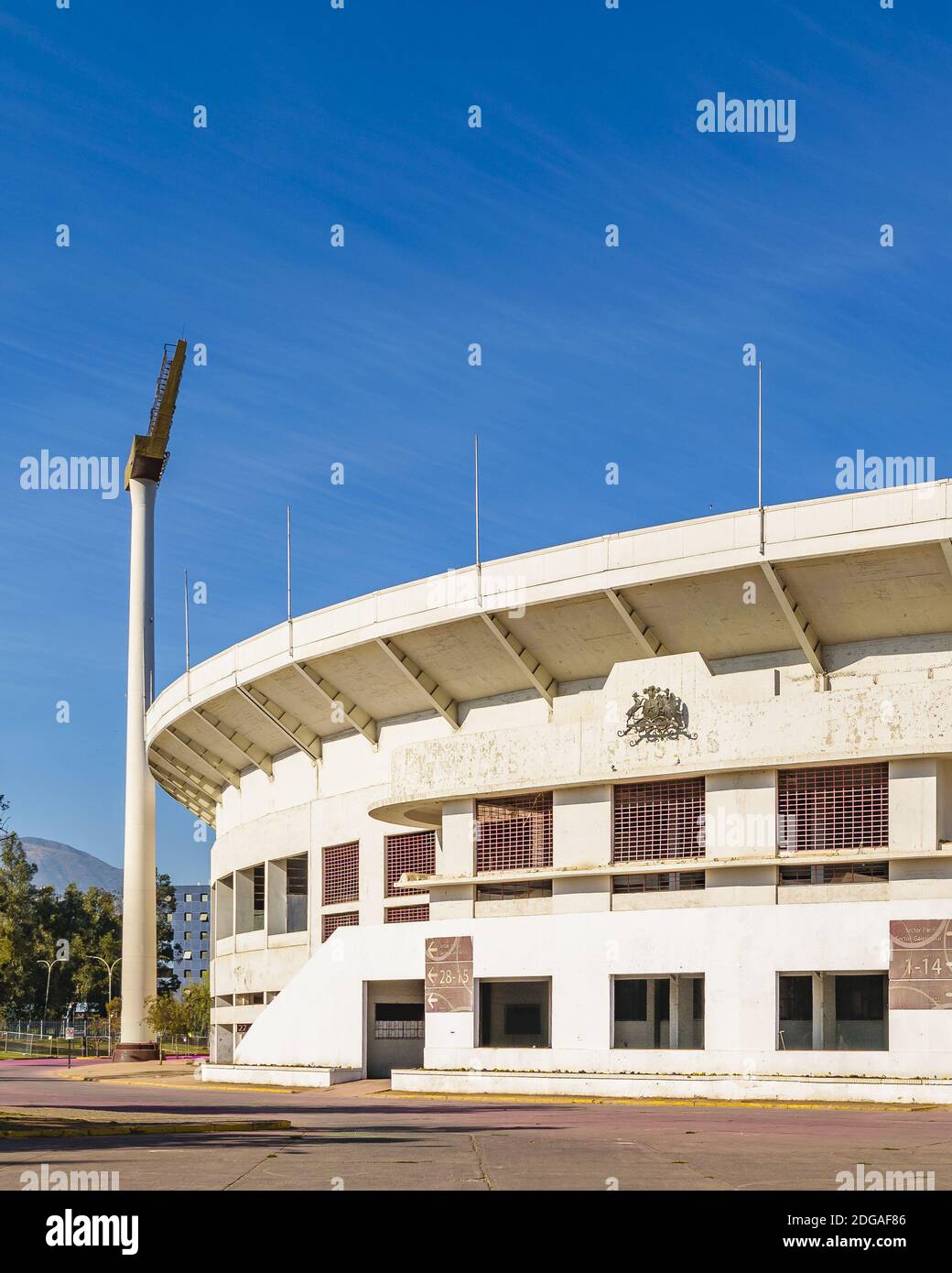 Santiago de Chile National Stadium Stock Photo - Alamy