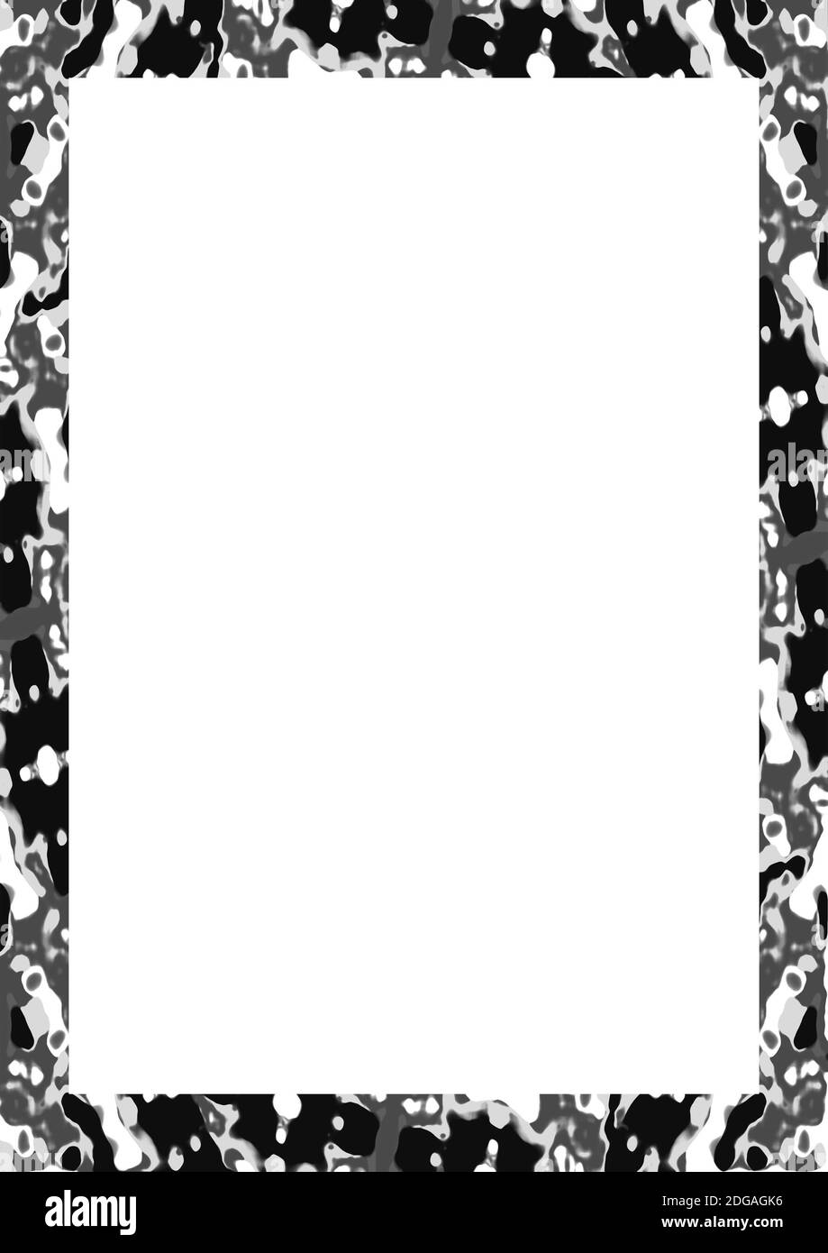 Border frame design decorated Black and White Stock Photos & Images - Alamy
