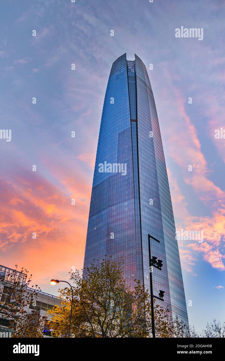 Costanera Center Skyscraper, Santiago de Chile Stock Photo - Alamy