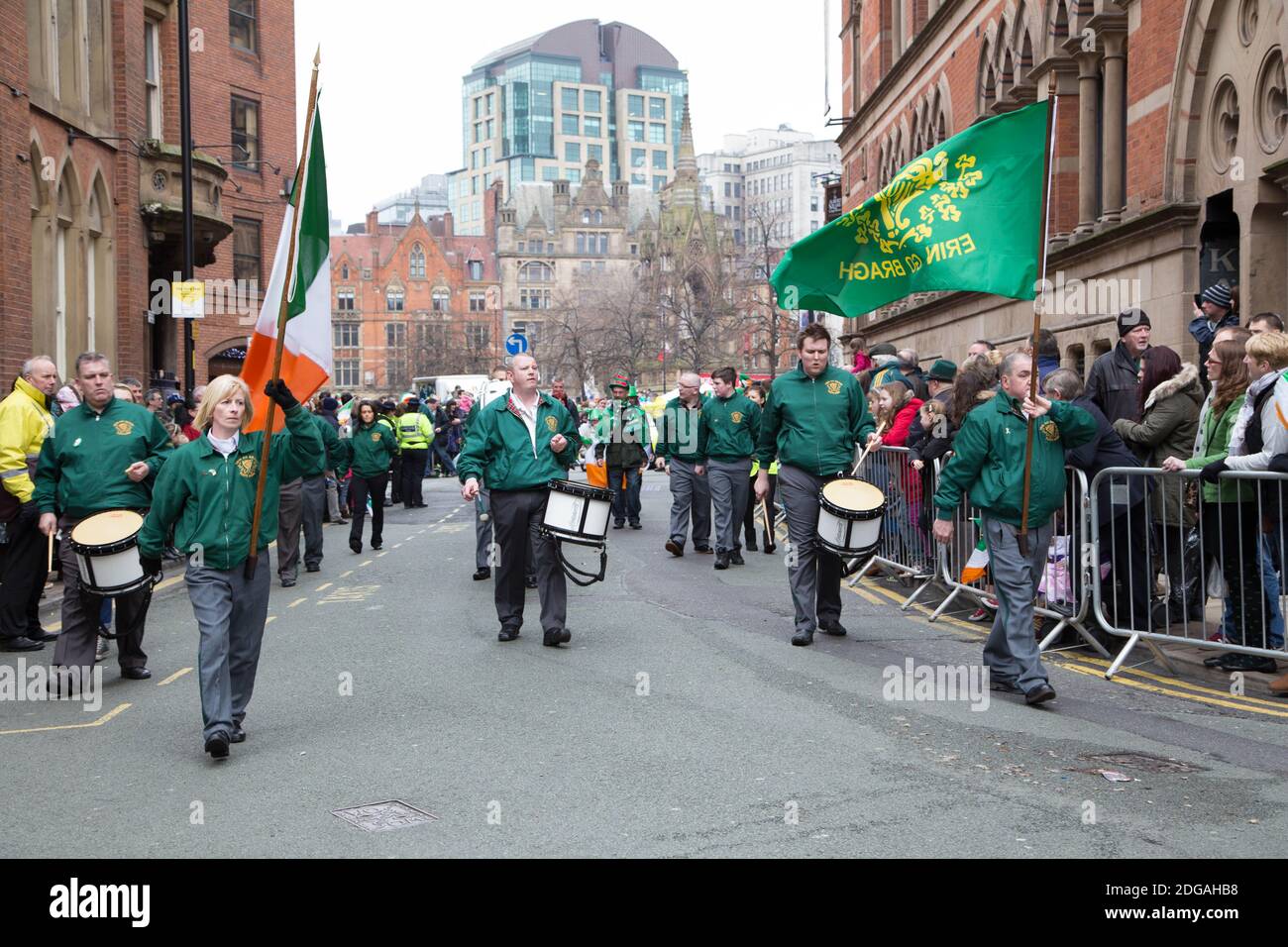 St Patrick's Day, Manchester Parade Stock Photo - Alamy