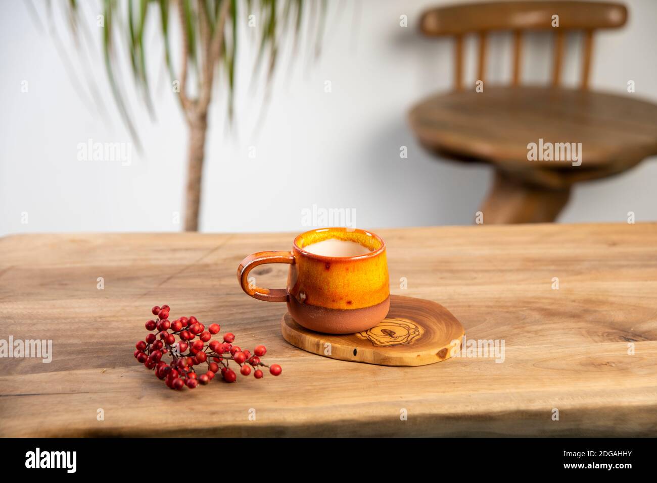 hand made ceramic Turkish coffee cup Stock Photo - Alamy