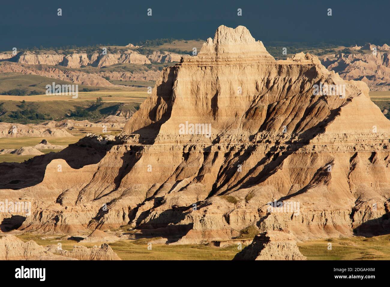 Scene from the Badlands Stock Photo - Alamy