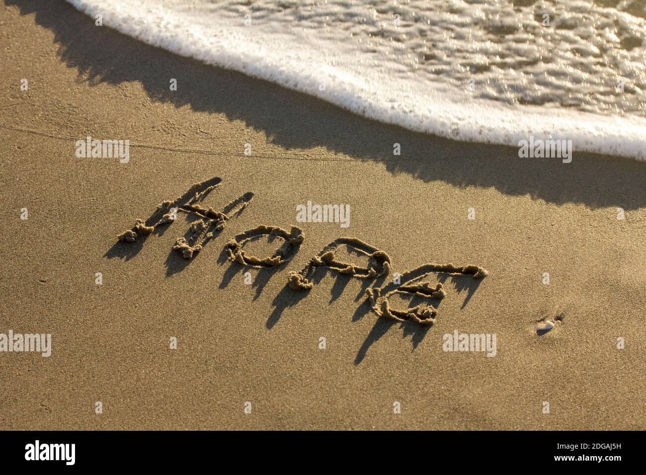 Hope written hi-res stock photography and images - Alamy