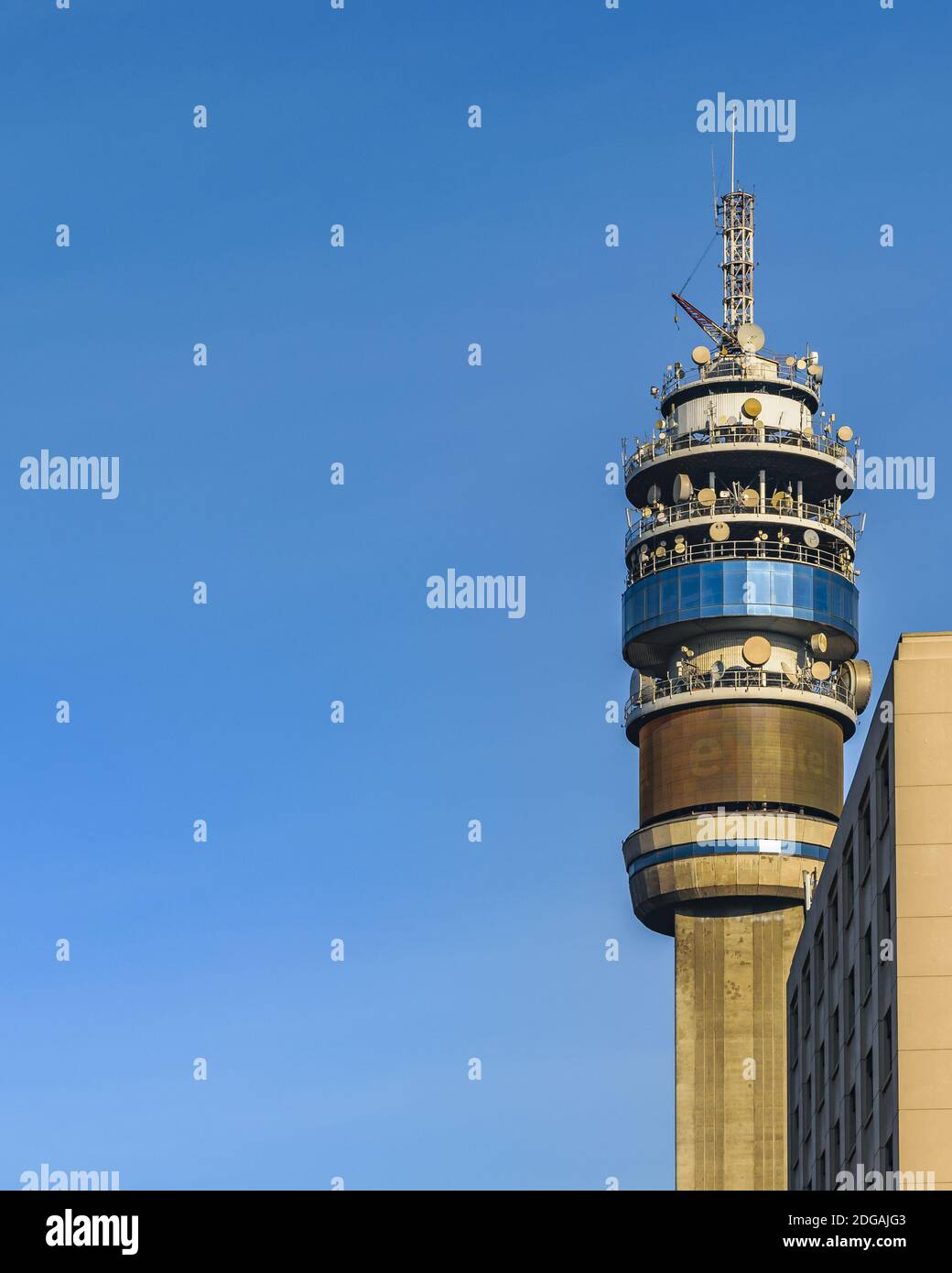 Entel Tower, Santiago de Chile Stock Photo - Alamy