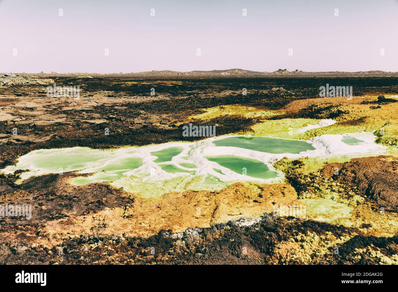 In danakil ethiopia africa the volcanic depression Stock Photo - Alamy