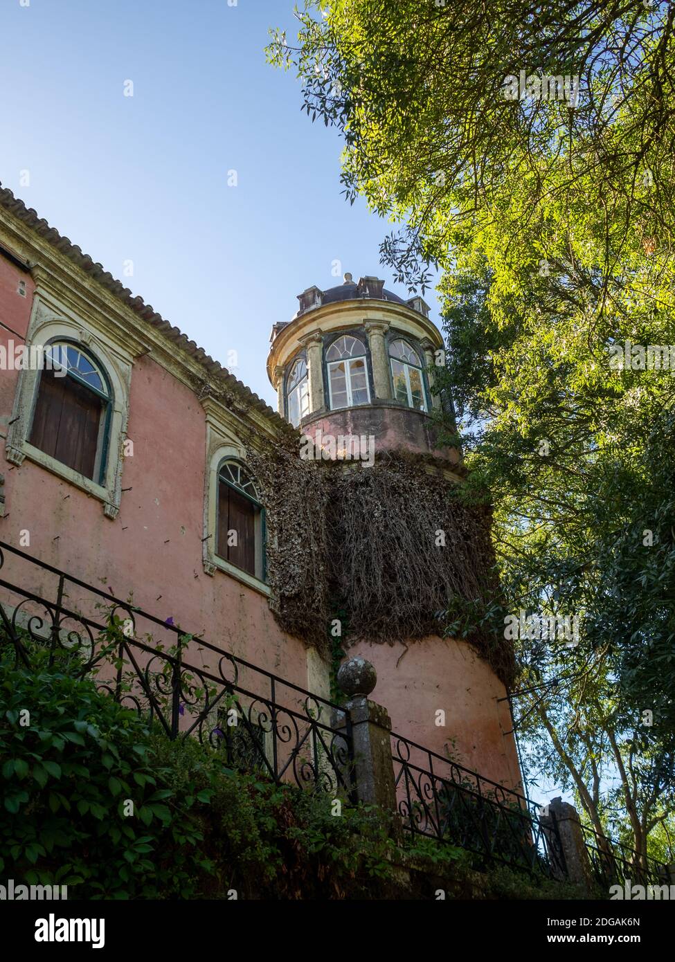 Abandoned countryside palace in Golega, Portugal Stock Photo - Alamy