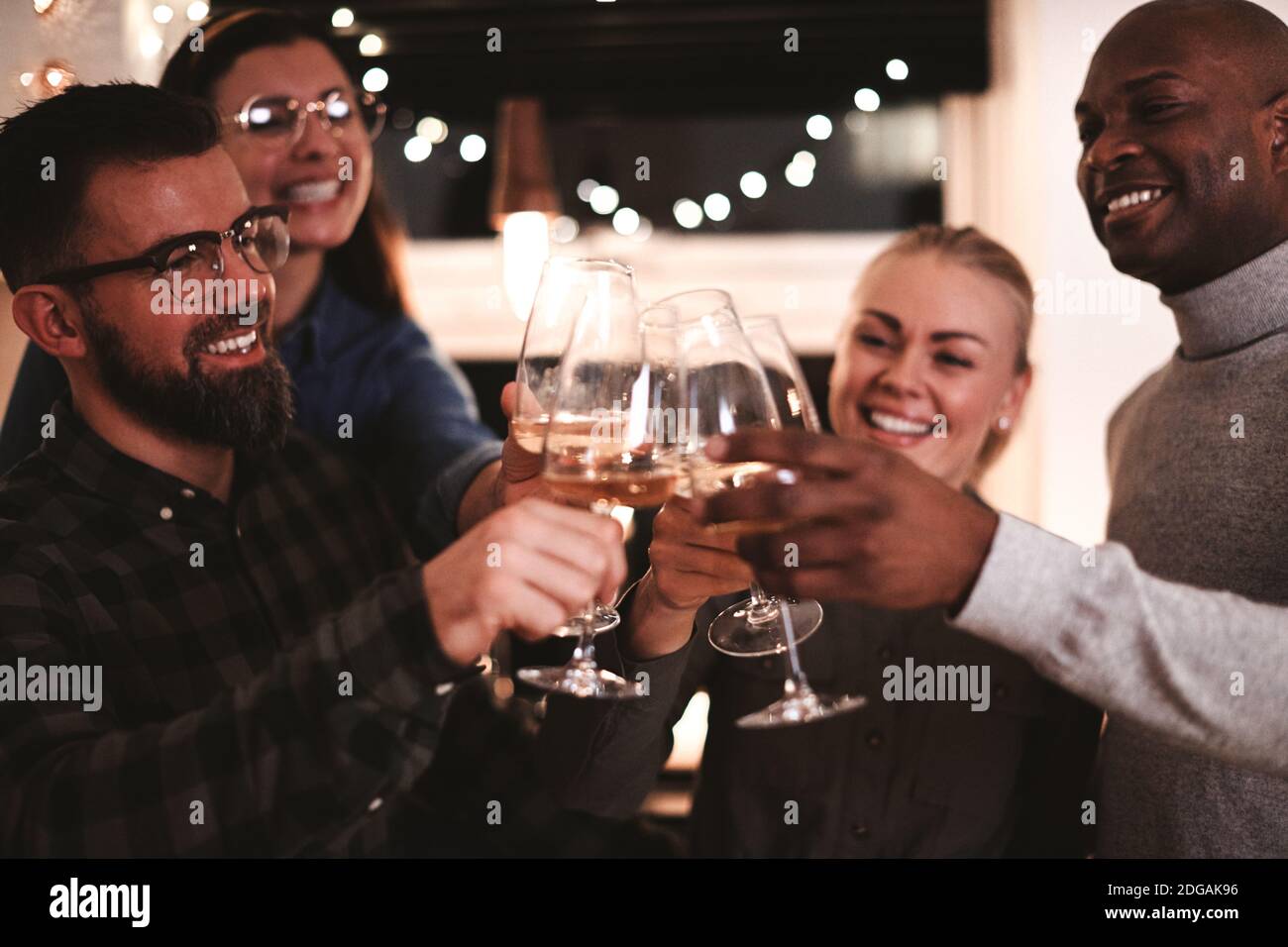 Toast together hi-res stock photography and images - Alamy