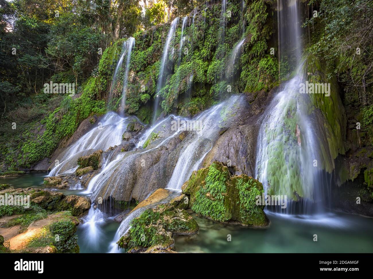 El Nicho Waterfalls Stock Photo - Alamy
