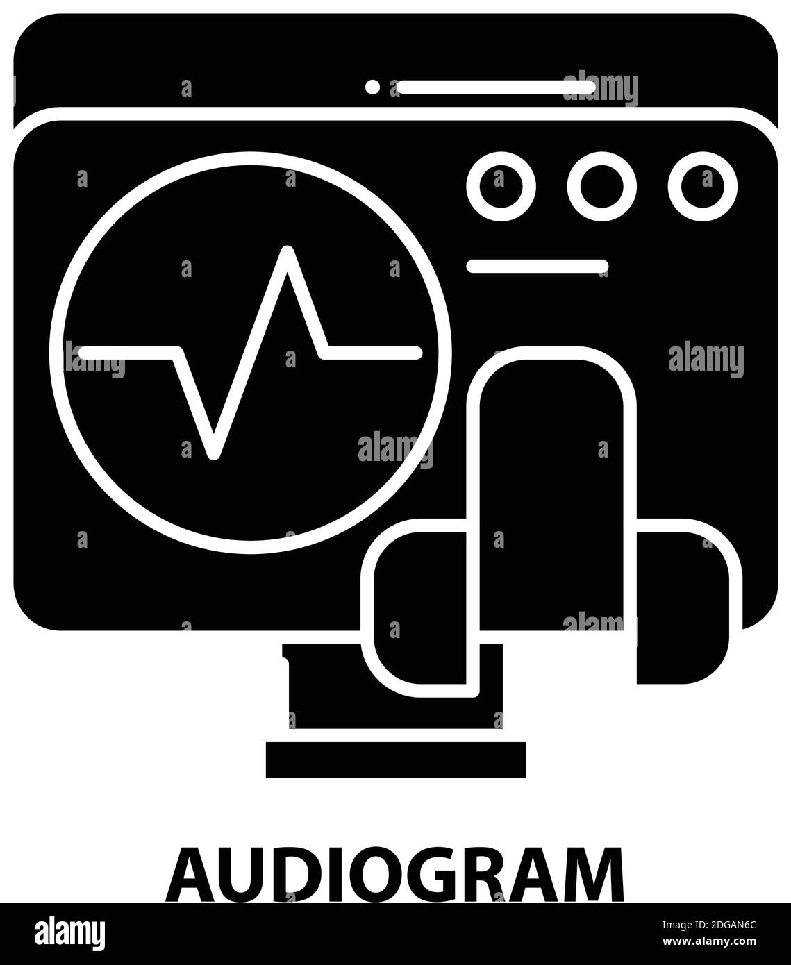 Ear Test Woman Stock Vector Images - Alamy