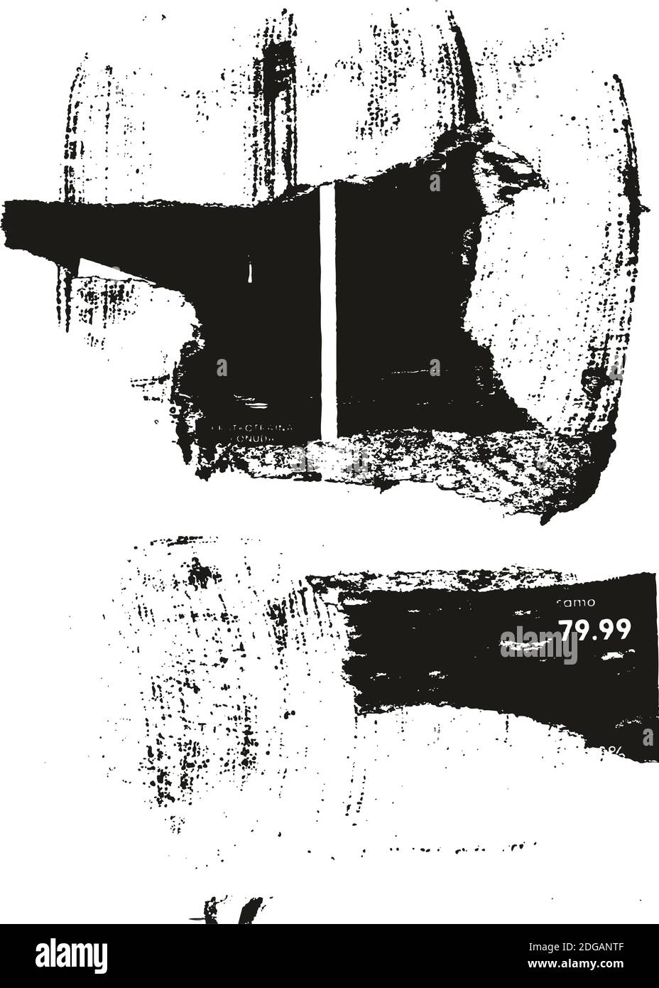 Ripped & Torn Paper Background Grunge Punk Style High Detail Abstract ...