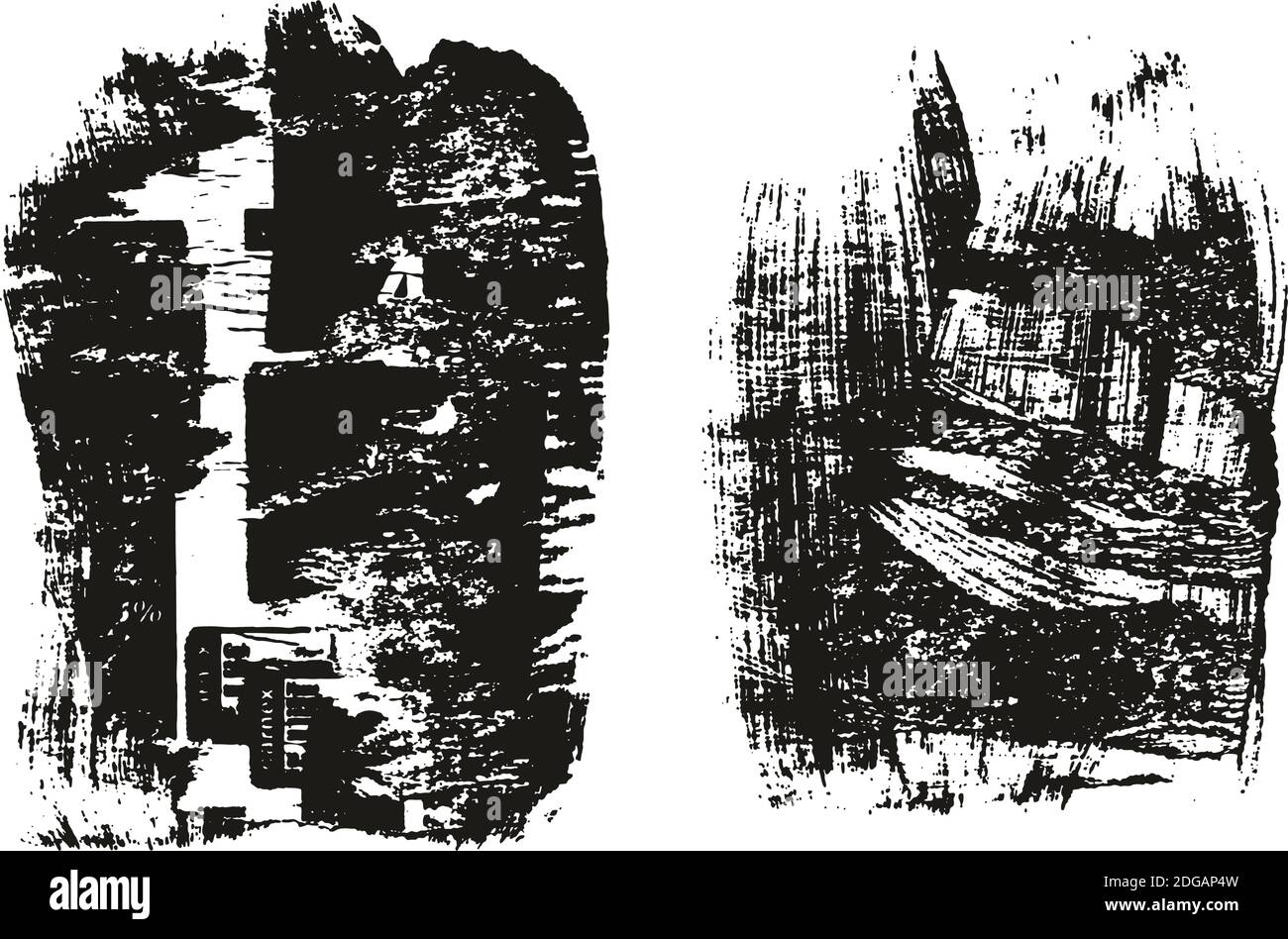 Ripped & Torn Paper Background Grunge Punk Style High Detail Abstract ...