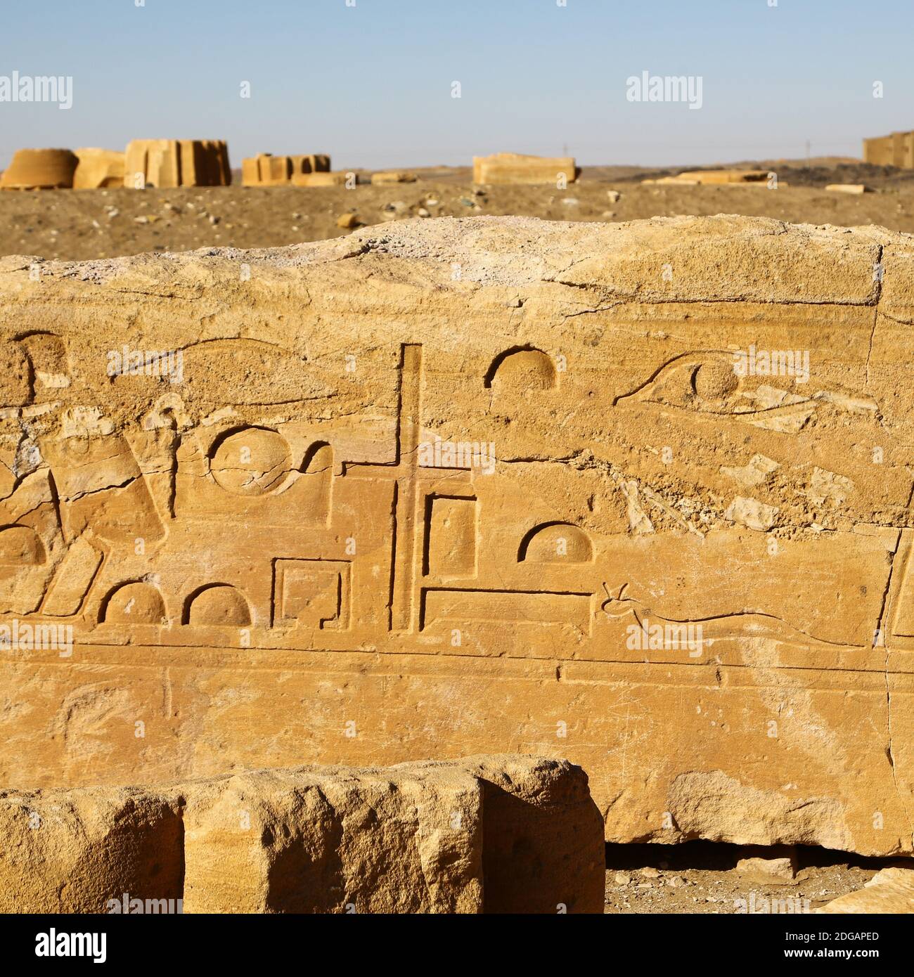 Soleb the antique temple of the black pharaohs Stock Photo - Alamy