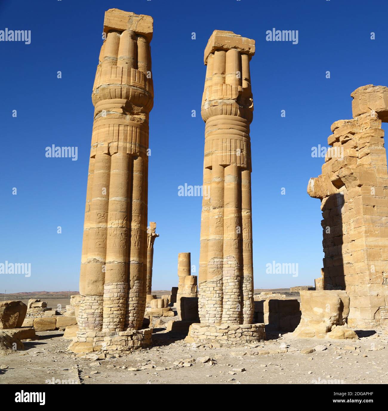 Soleb the antique temple of the black pharaohs Stock Photo - Alamy