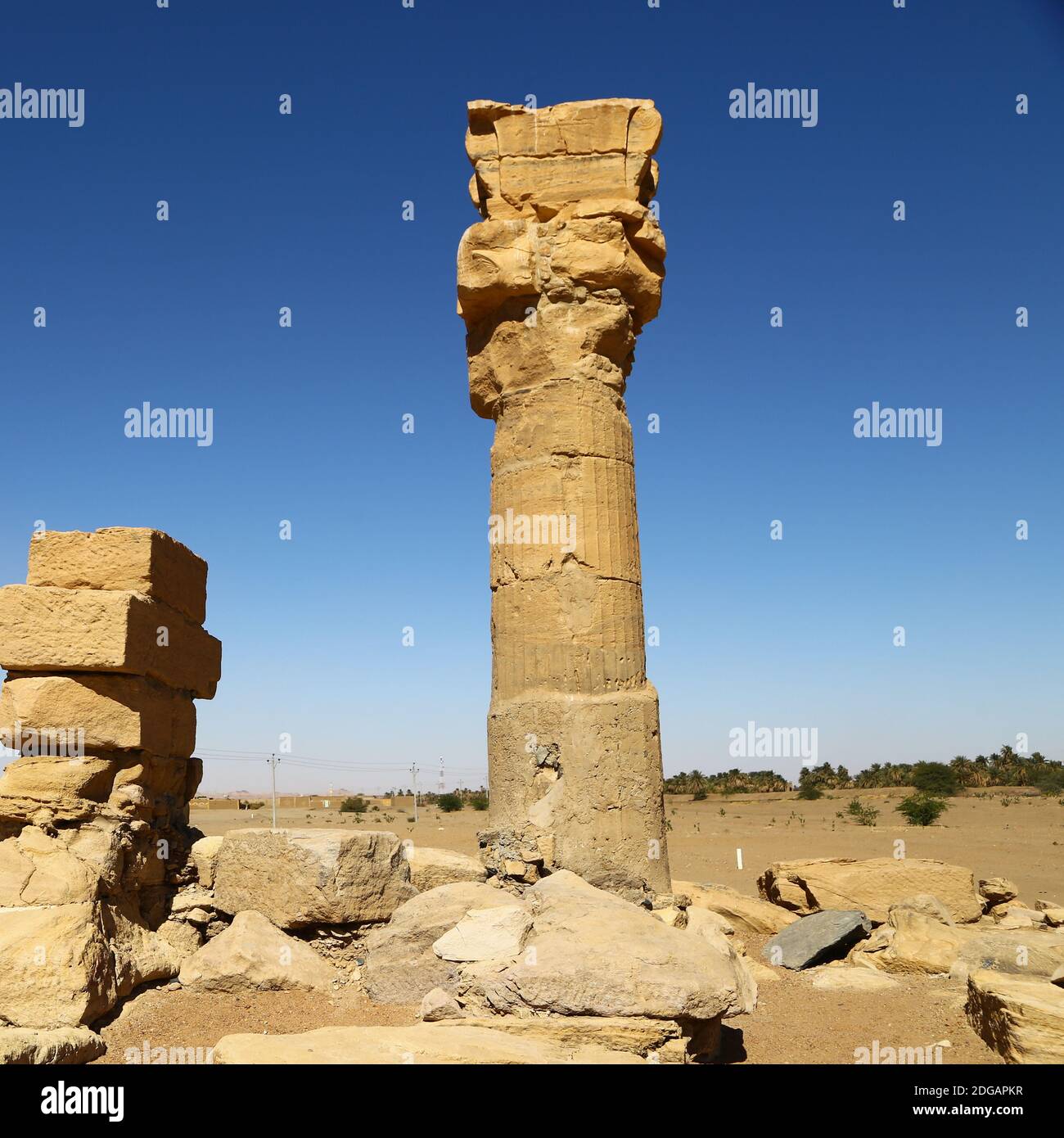 Soleb the antique temple of the black pharaohs Stock Photo - Alamy