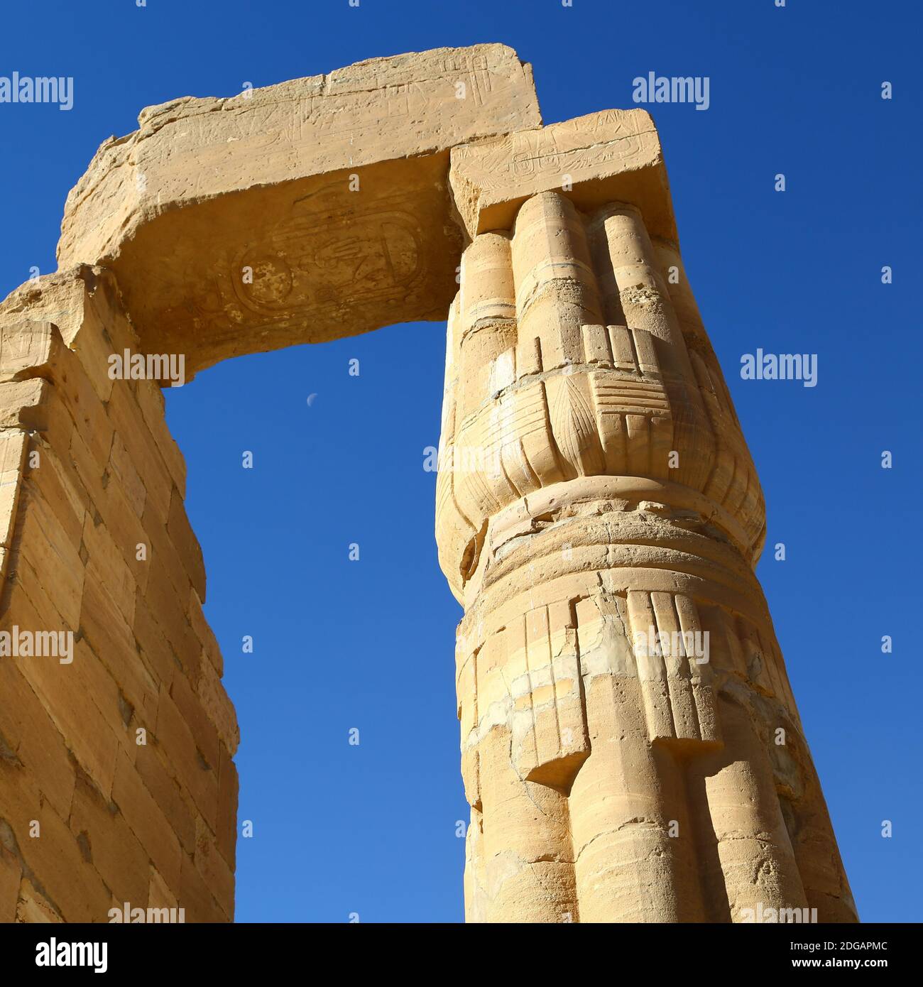 Soleb the antique temple of the black pharaohs Stock Photo - Alamy