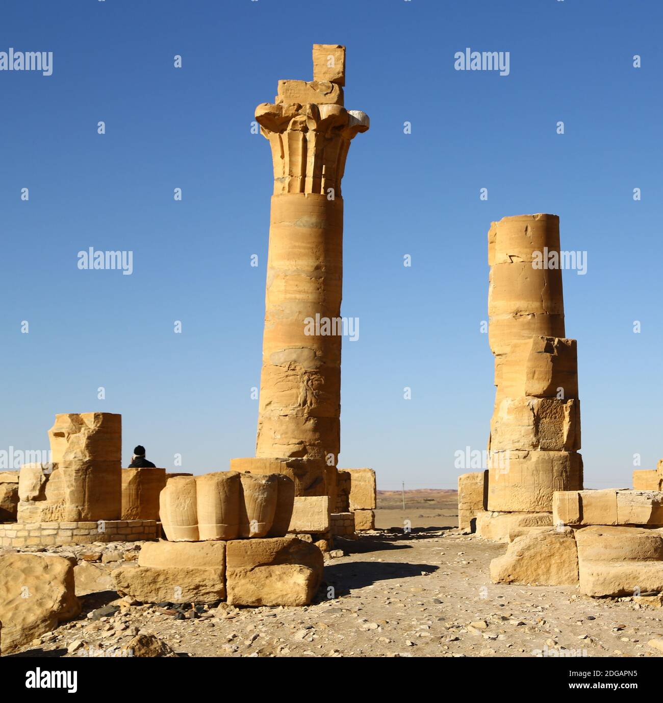 Soleb the antique temple of the black pharaohs Stock Photo - Alamy