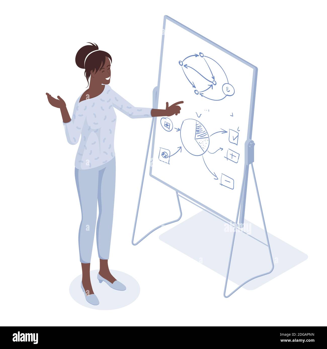 Black university lecturer Stock Vector Images - Alamy