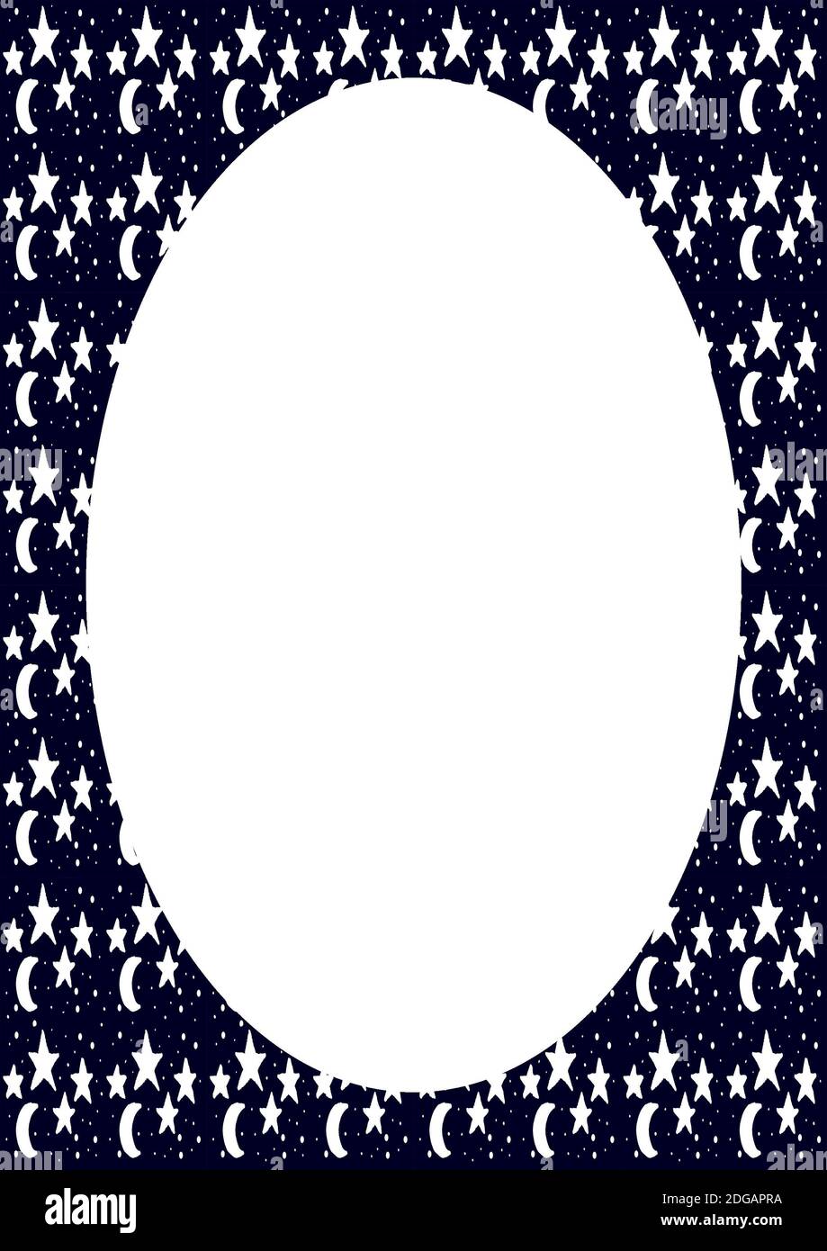 Starry night abstract frame hi-res stock photography and images - Alamy