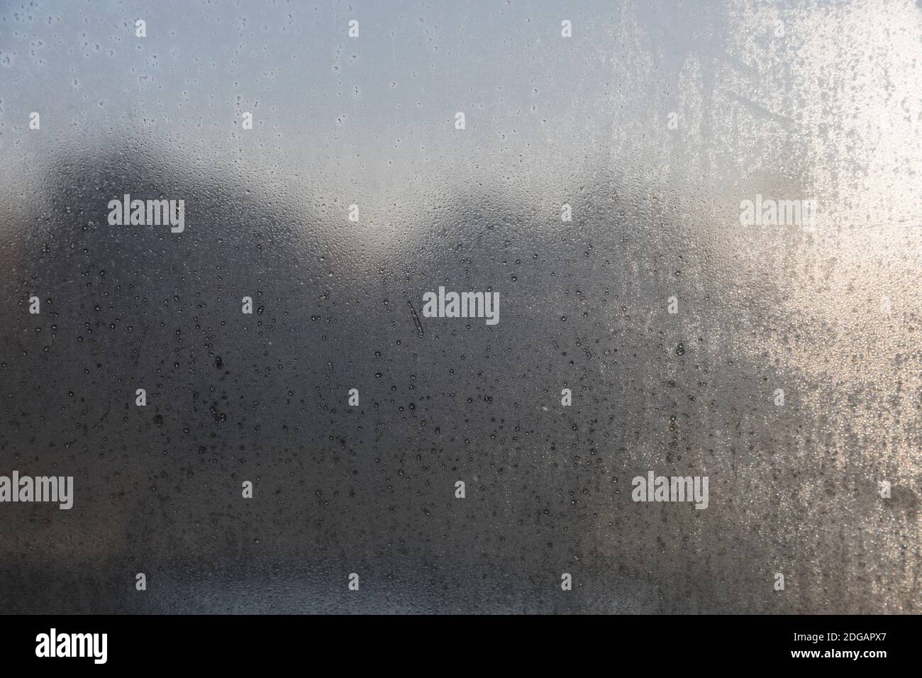 Glass texture covered with dew drops Stock Photo - Alamy