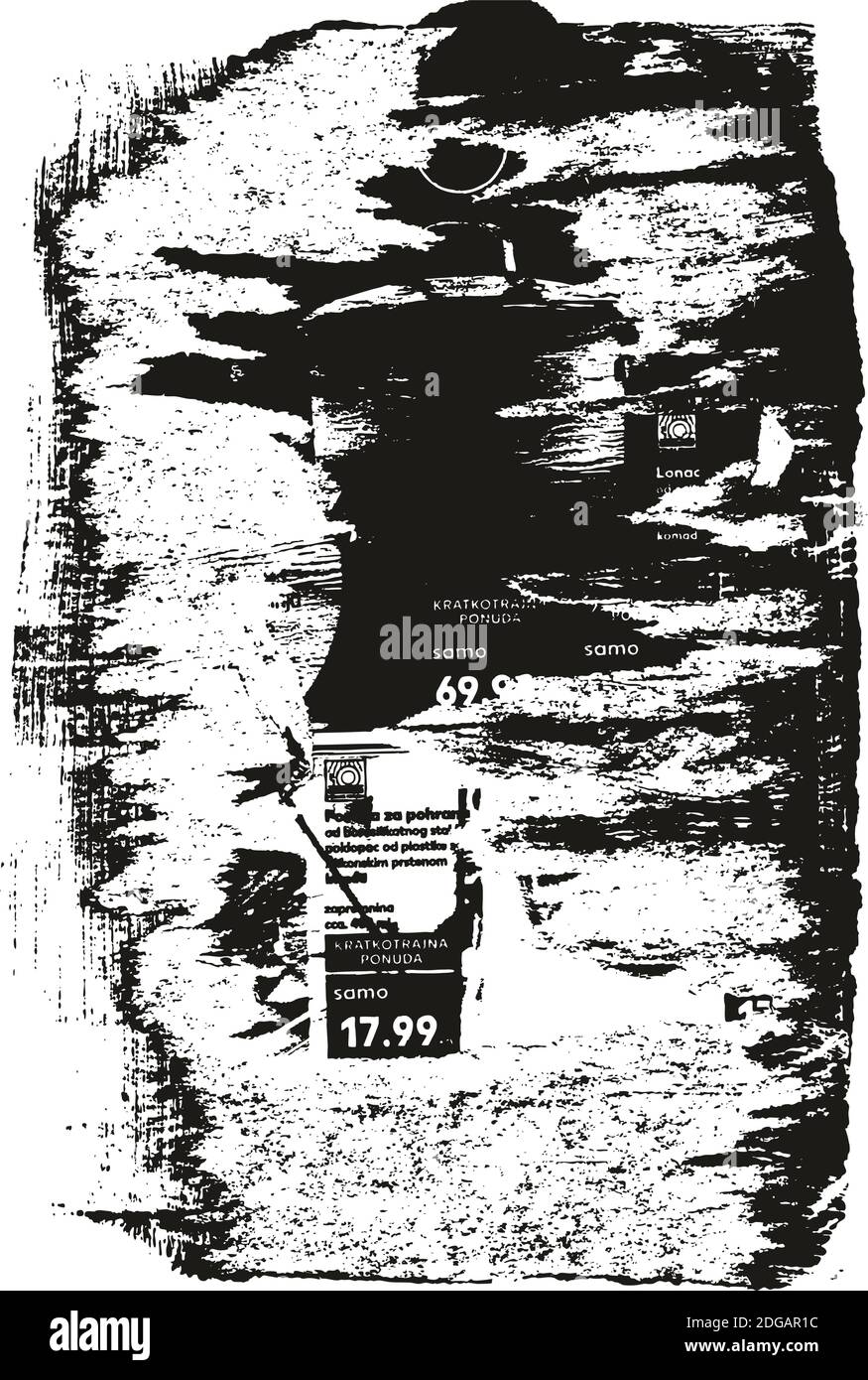 Ripped & Torn Paper Background Grunge Punk Style High Detail Abstract ...