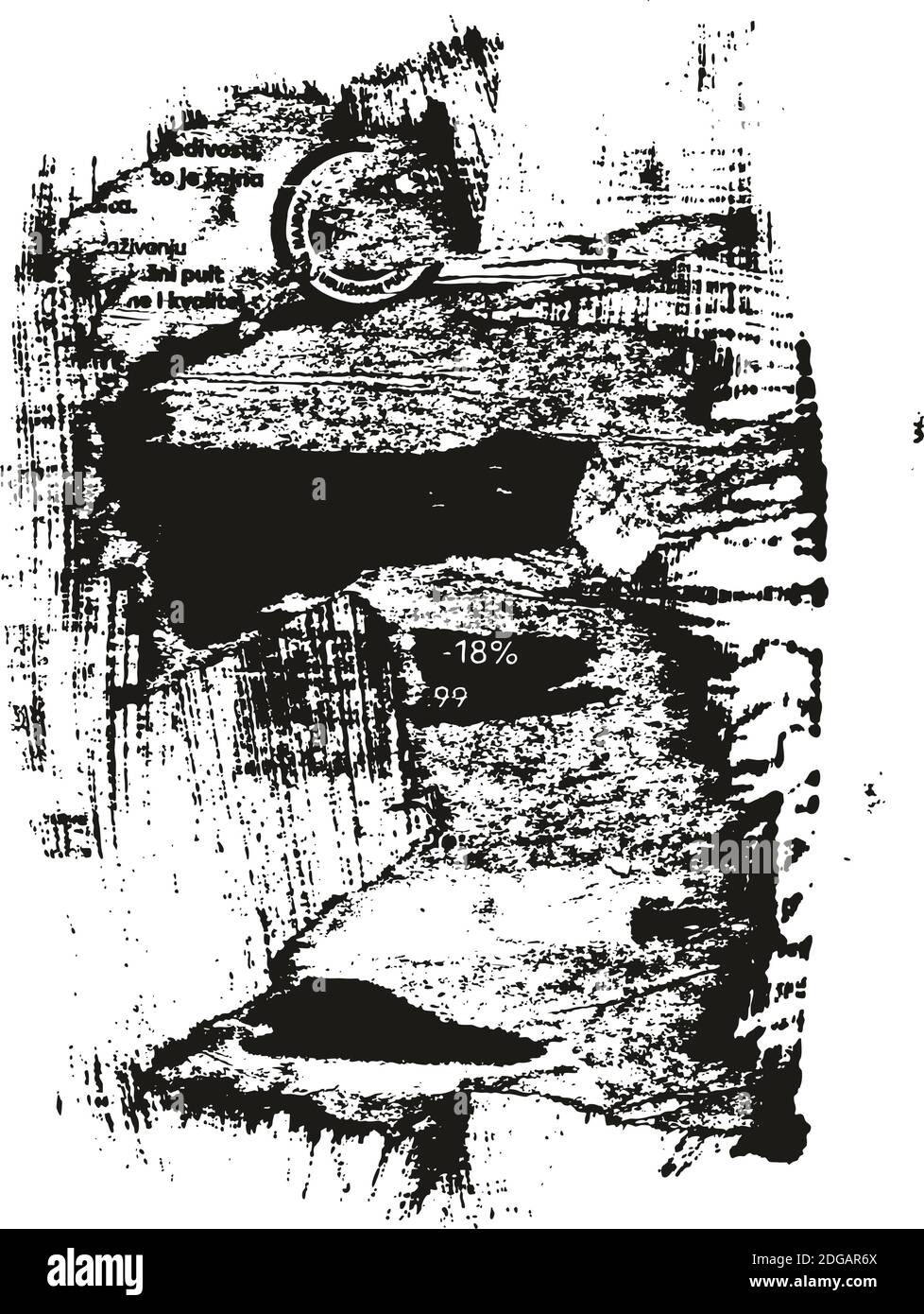 Ripped & Torn Paper Background Grunge Punk Style High Detail Abstract ...