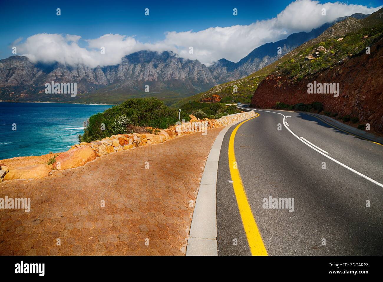 In south africa mountain land Stock Photo - Alamy