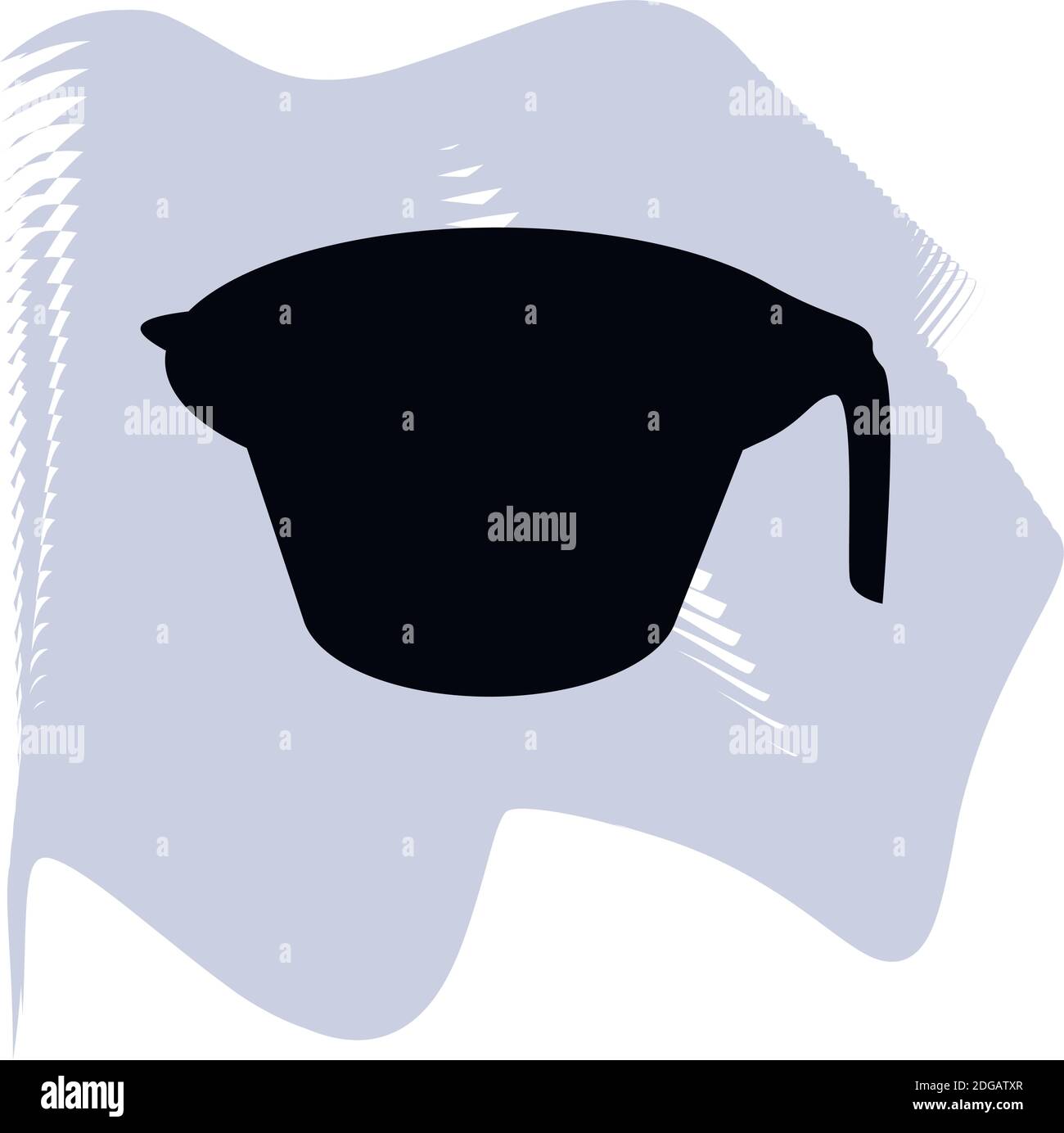 Hair dye brush bowl Stock Vector Images - Alamy