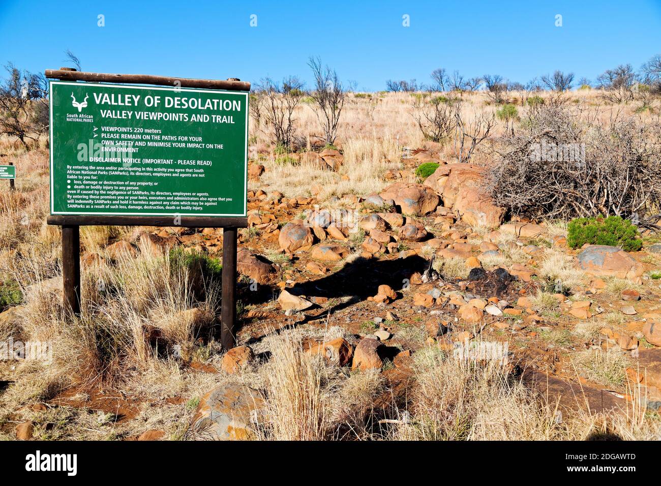 In south africa valley of desolation Stock Photo - Alamy