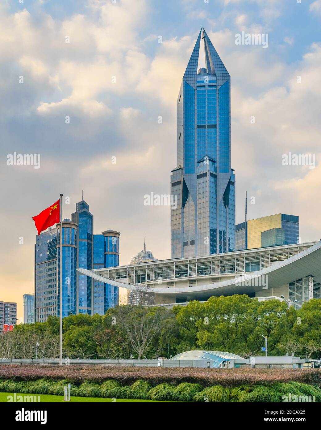 People Square Shanghai Cityscape, China Stock Photo - Alamy