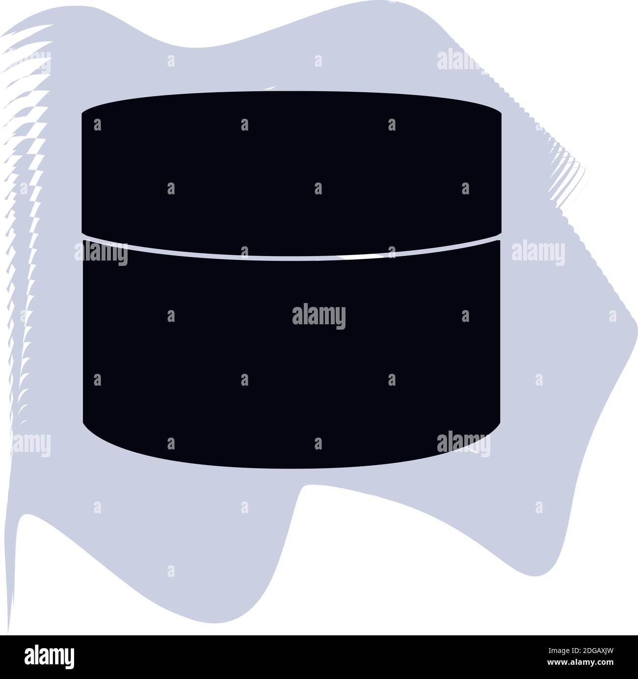 Cosmetic Container of Cream, Powder or Gel vector, barber, salon, hair ...