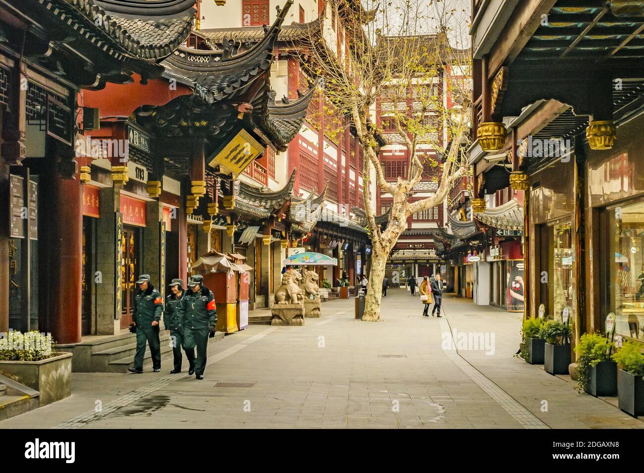 Shanghai Old Street, China Stock Photo - Alamy