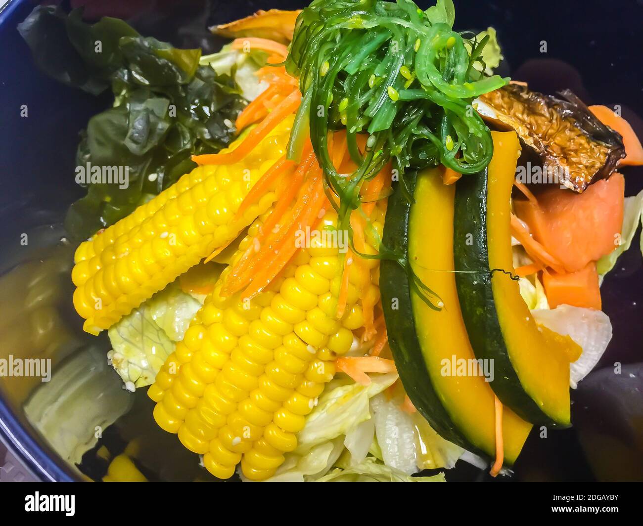 Grilled mackerel saba fish (Godeungeo saengsungui), Korean style food ...