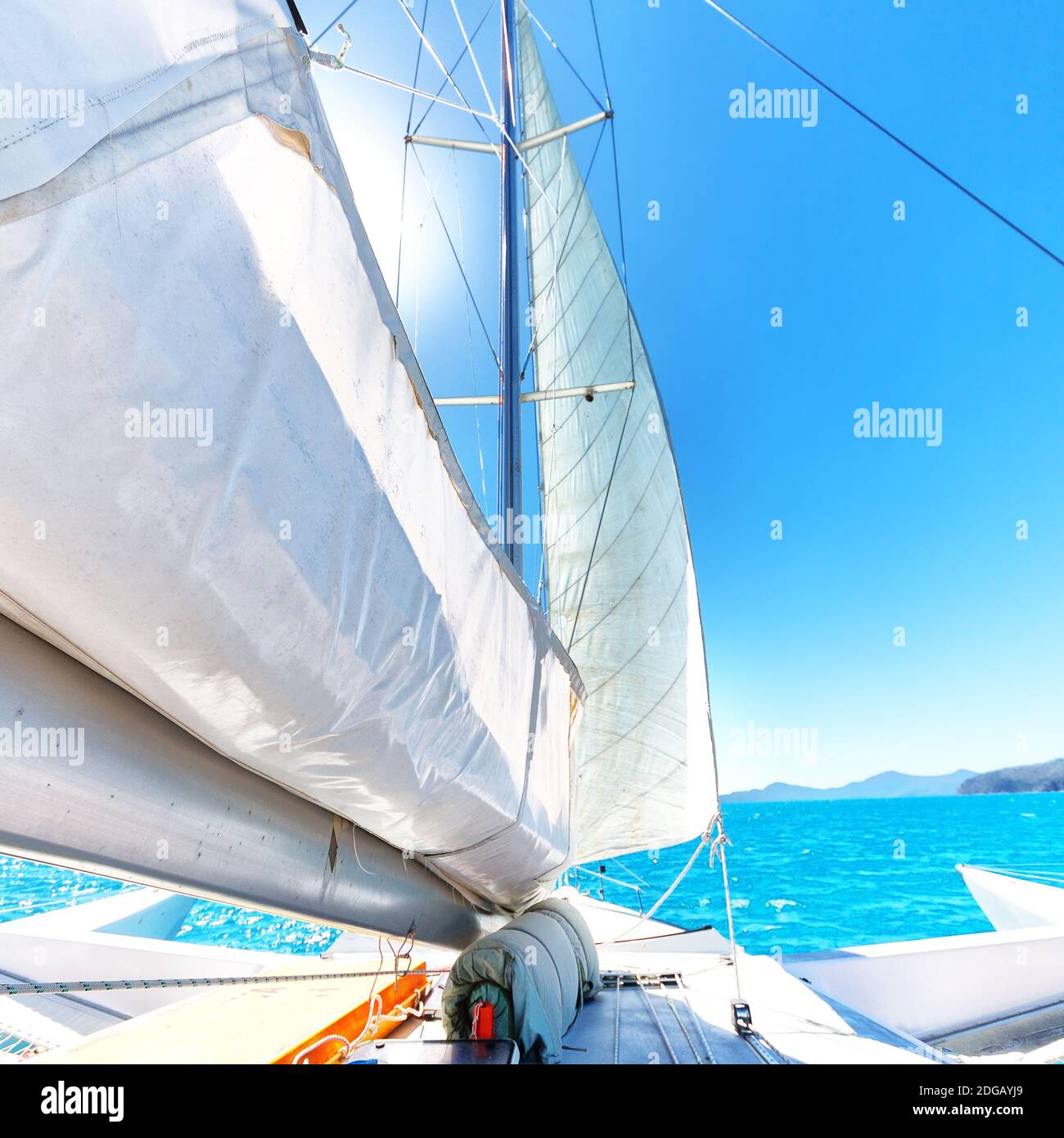 The concept of navigation and wind speed with sailing Stock Photo - Alamy