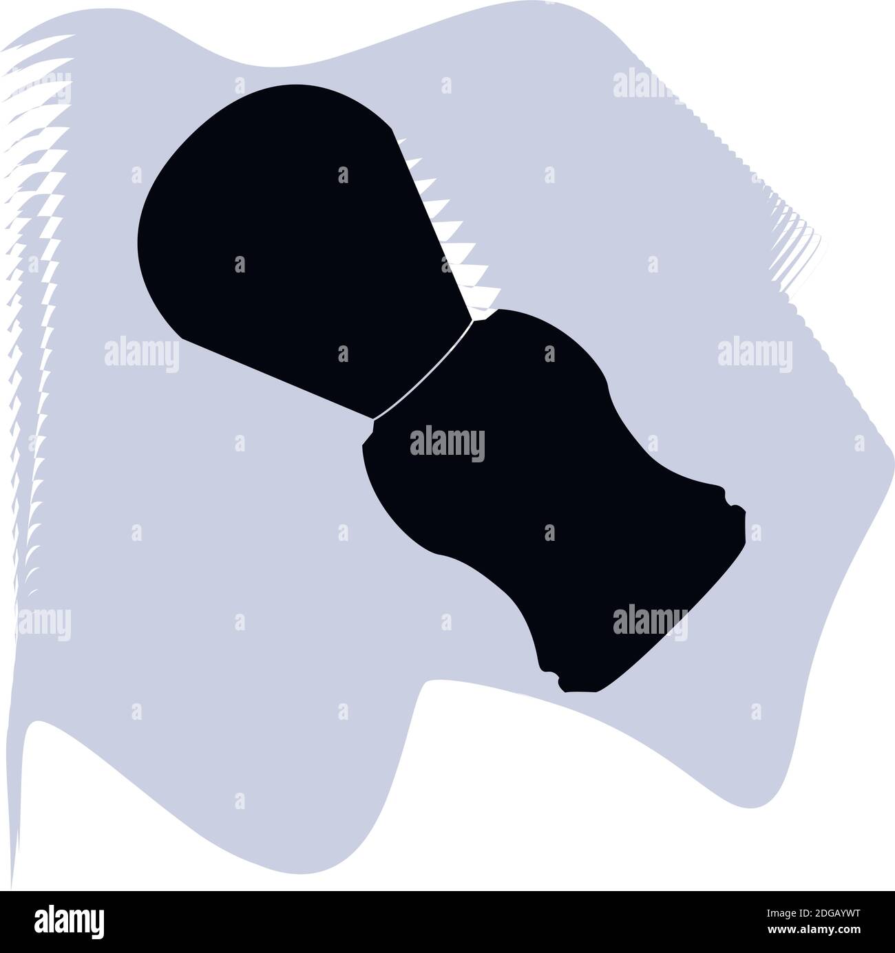 Shaving brush on white Stock Vector Images - Alamy