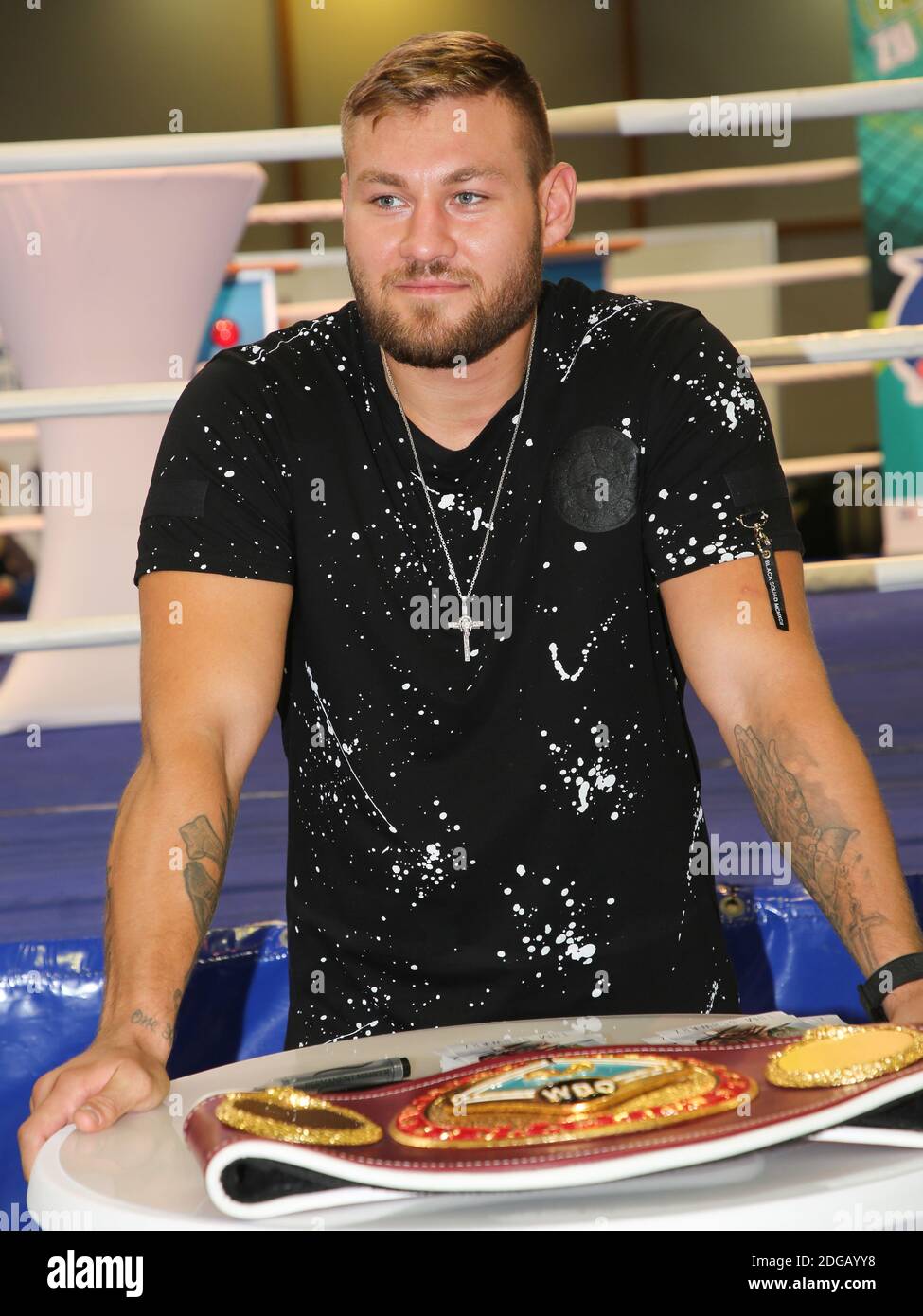 WBO Inter-Conti heavyweight champion Tom Schwarz from SES Boxing Stock ...