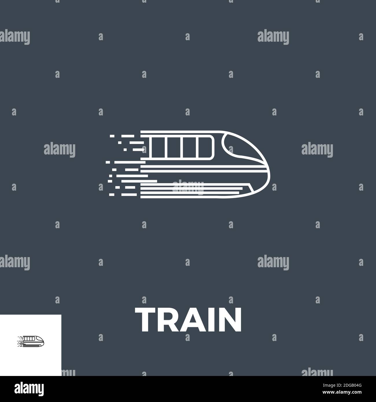 Metro subway line train Stock Vector Images - Alamy