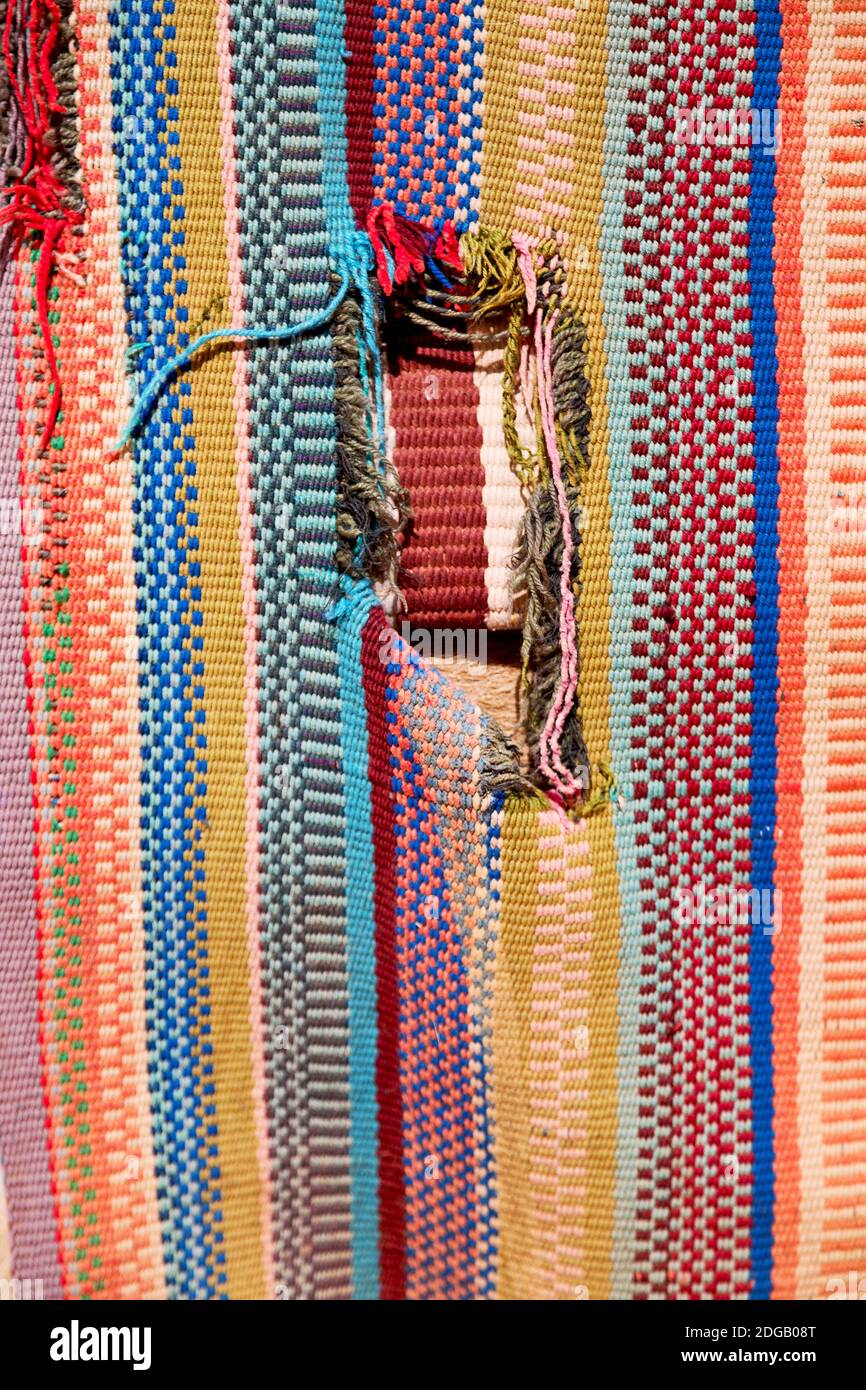 Abstract texture of a colorful blanket patchwork Stock Photo - Alamy