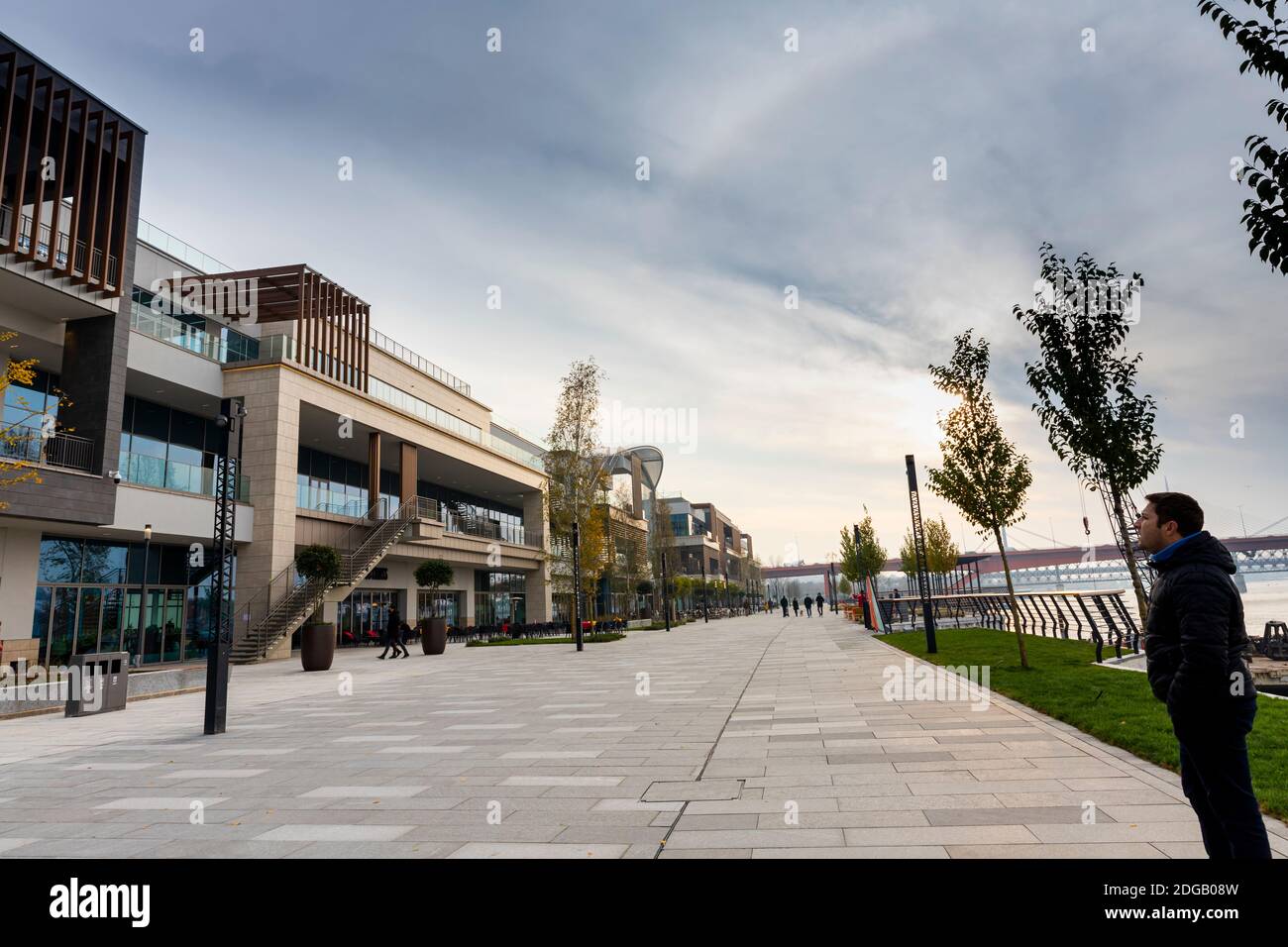 BELGRADE, Serbia - November 23, 2020: Shopping mall named Galerija at ...