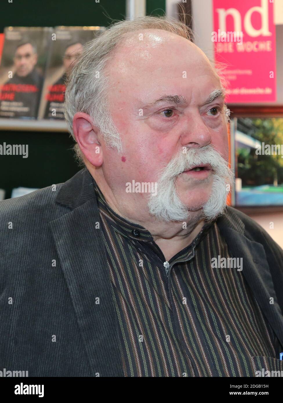Cabaret artist Gunter BÃ¶hnke at the Leipzig Book Fair 2019 Stock Photo ...